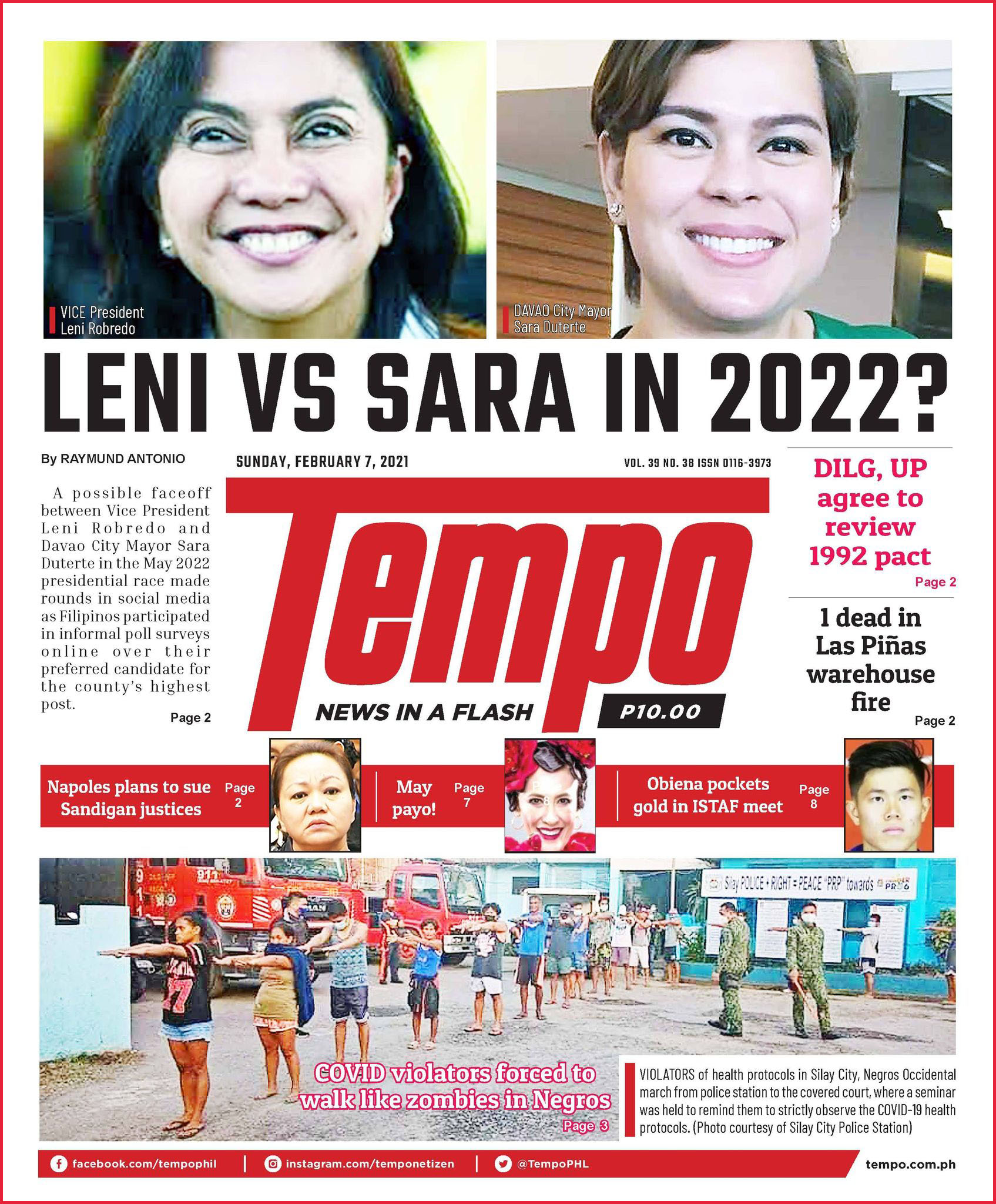 Tempo Front Page, February 5, 2021 – Tempo