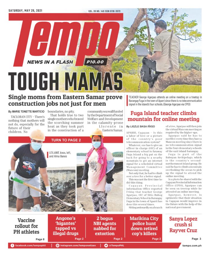 Tempo 29 May 2021, Saturday issue – Tempo – The Nation's Fastest ...