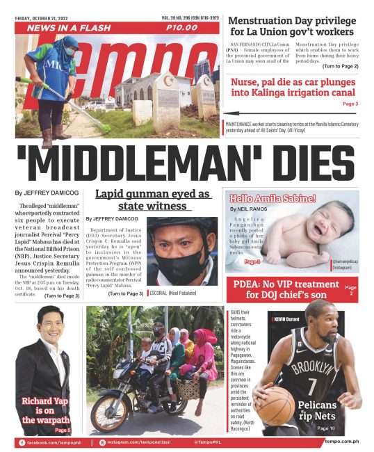 Tempo 21 October 2022, Friday issue – Tempo – The Nation's Fastest ...