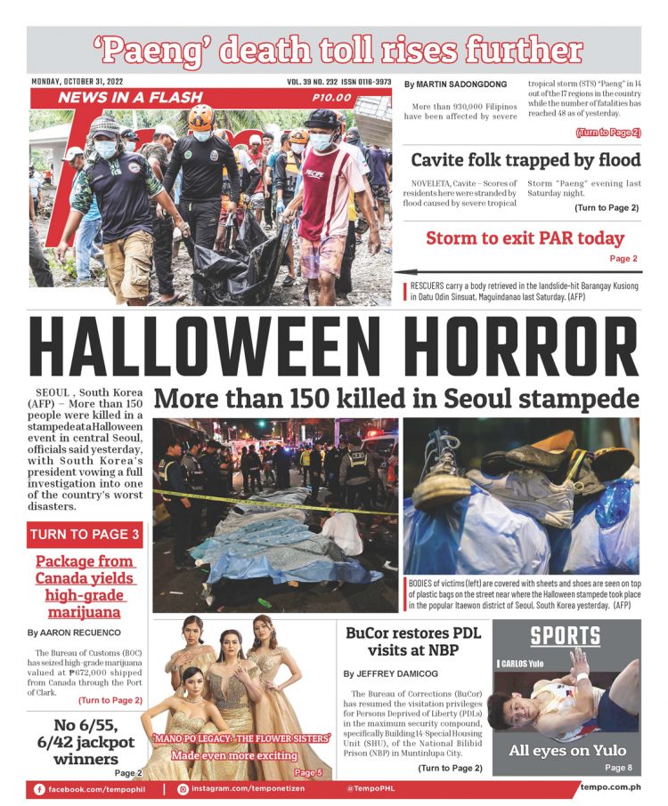 Tempo 31 October 2022, Monday issue – Tempo – The Nation's Fastest ...