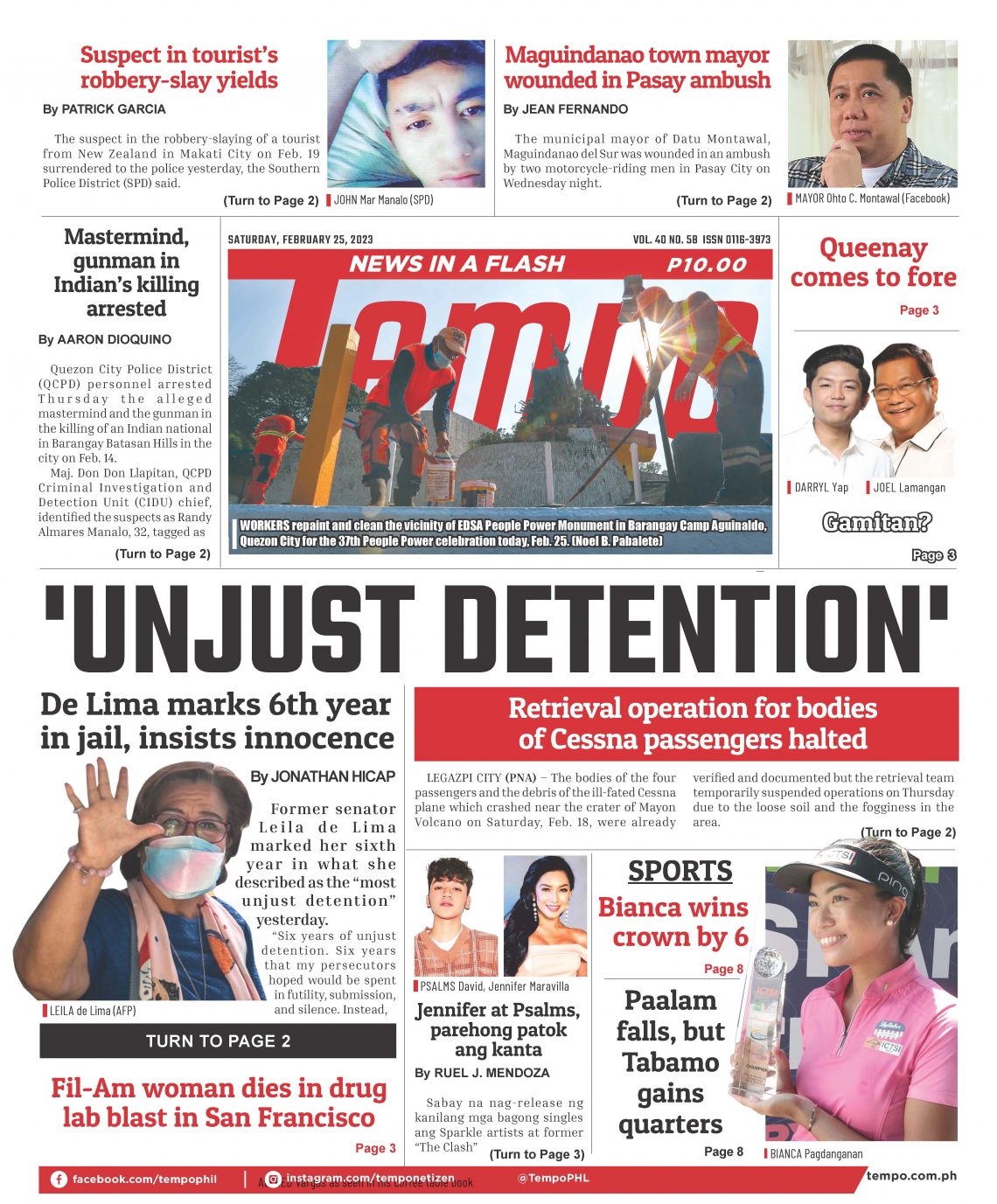 Tempo 25 February 2023, Saturday issue – Tempo – The Nation's Fastest ...