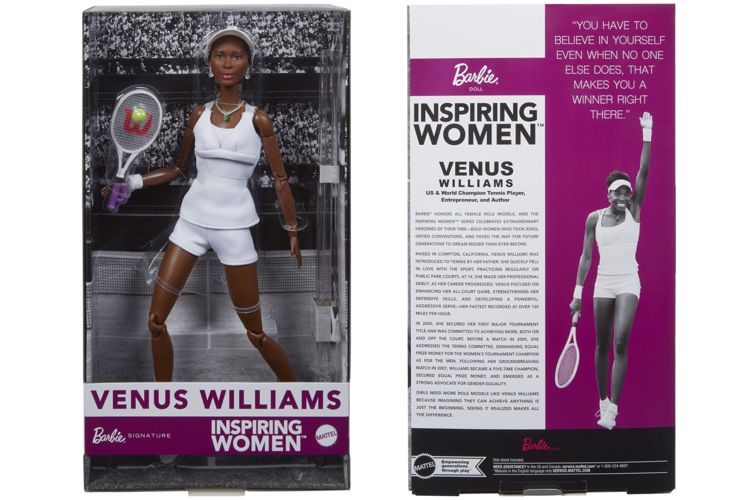 Venus Williams to get new Barbie as part of Inspiring Women collection ...